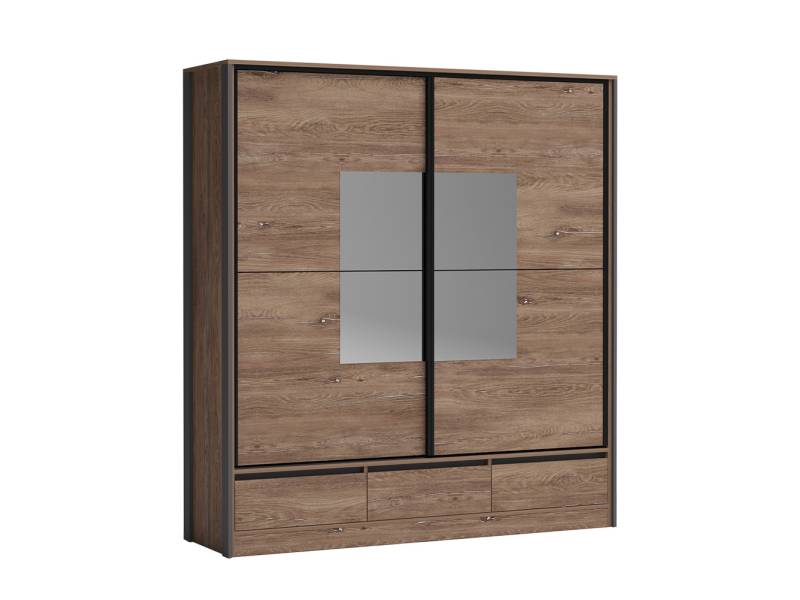 Спален комплект Соренто - Браун Силвърджак/Графит - Топ Цени | Мебели Онлайн Orhideamebel.com